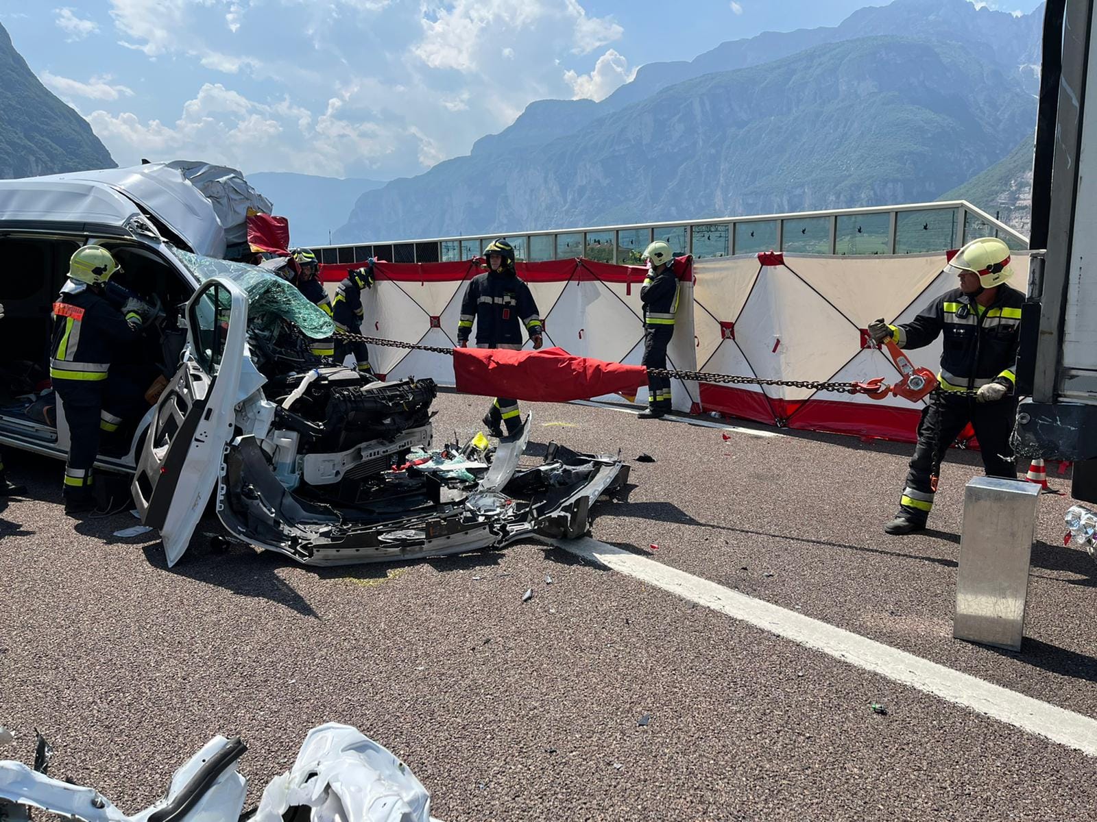 Egna, schianto mortale in A22 - TV33 Egna, schianto mortale in A22 - TV33